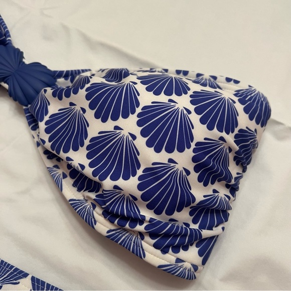 kate spade | Swim | Nwt Kate Spade Shell Swim Suit Top Blue Berry Max ...
